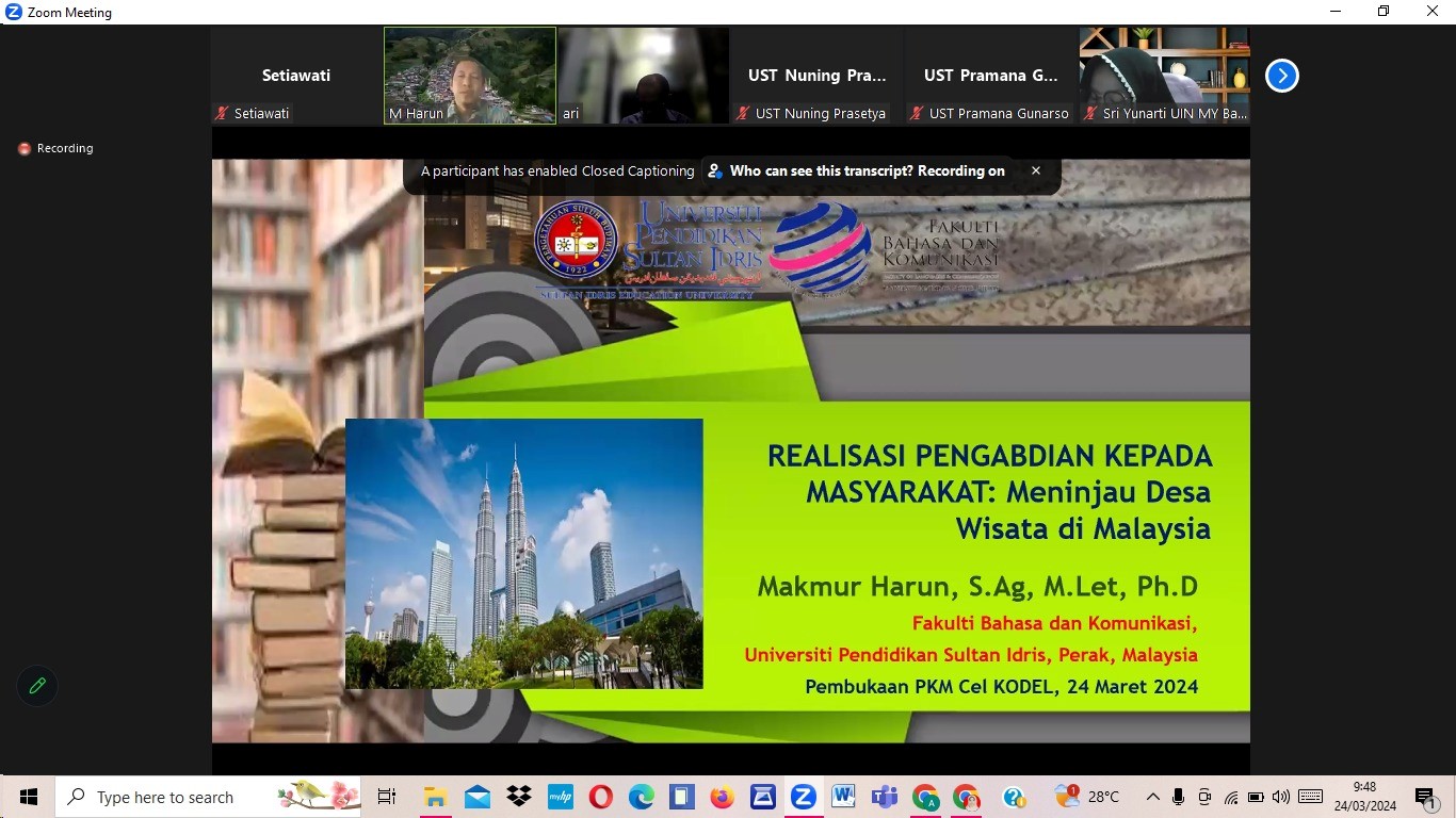 CO-HOST WEB KAMPUS SEMINAR SURINAME - STAI Hubbulwathan Duri